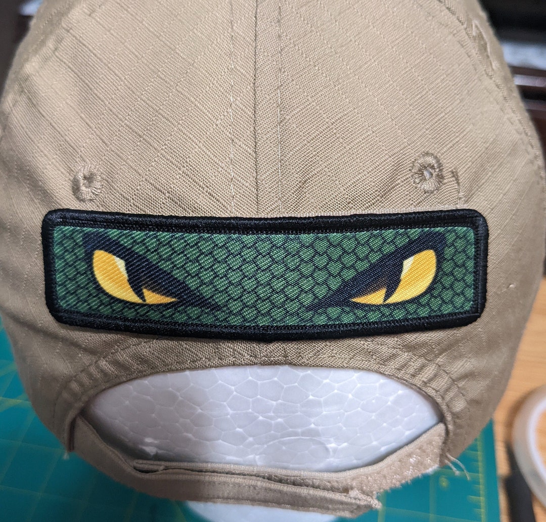 Snake Eyes Viper Eyes 1"x4" Removable Morale Patch With Hook and Loop ...