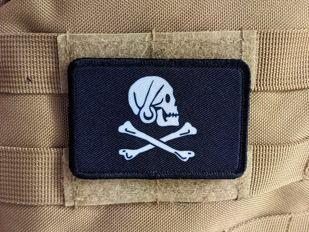 Henry Every Skull and Crossbones Pirate Flag Pirate 2"x3" Removable ...