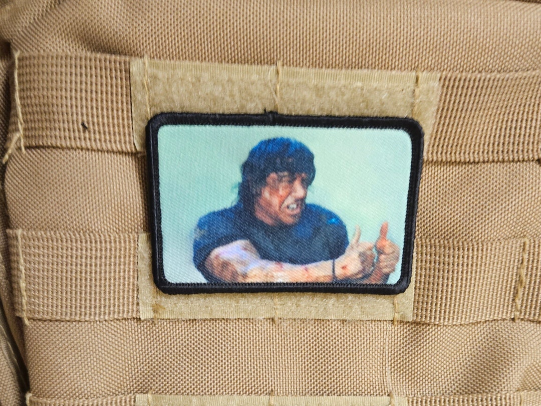 Thumbs up Meme Funny 2"x3" Morale Patch With Hook and Loop Backing - Etsy