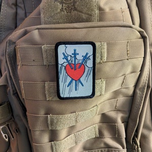 Three of Swords Tarot Card Special Forces Military 2"x3" Morale Patch ...