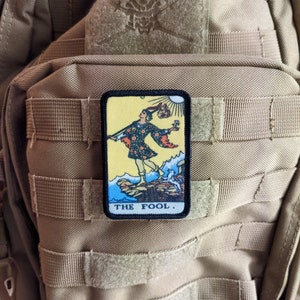 The Fool Tarot Card Special Forces Military 2"x3" Morale Patch With ...