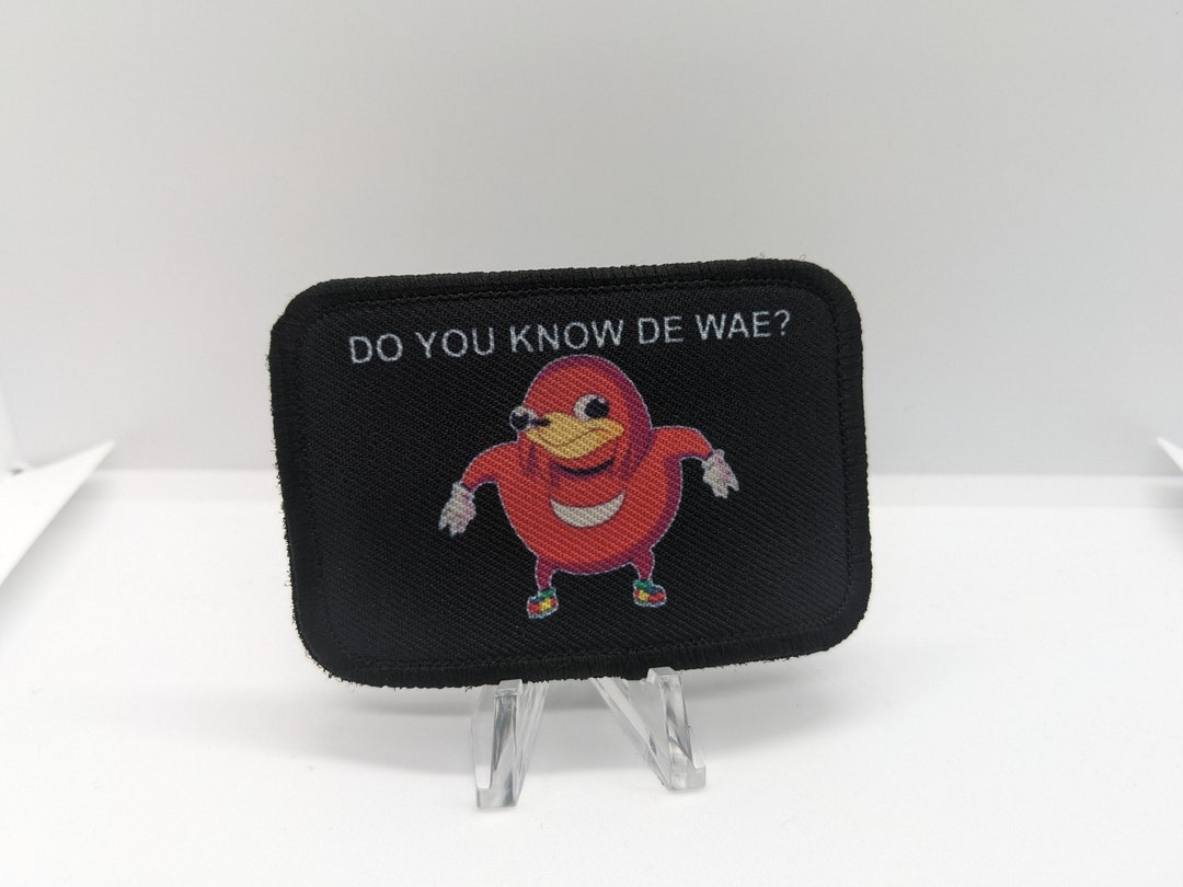Ugandan Knuckles Meme De Wae 2"x3" Morale Patch With Hook and Loop ...