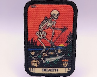 Death Patch Card - Etsy