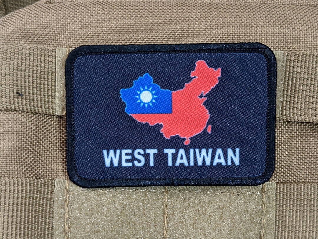 West Taiwan Anti-ccp Anti-communist Support Meme 2"x3" Morale Patch ...
