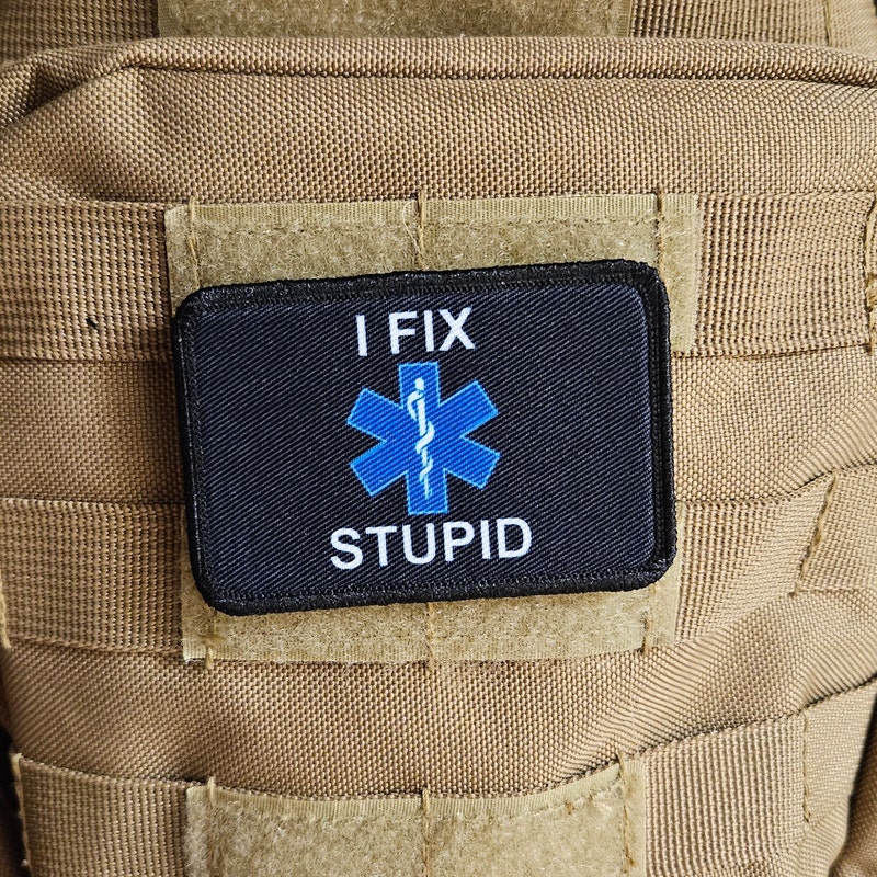 I Fix Stupid Patch - Etsy