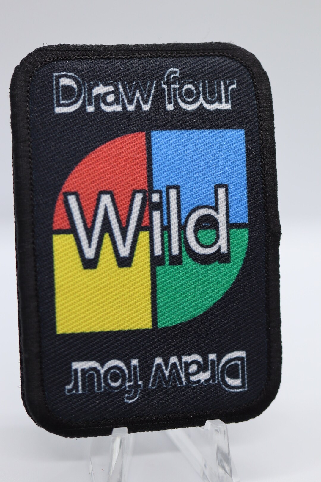Wild Draw 2"x3" Morale Patch With Hook and Loop Backing - Etsy