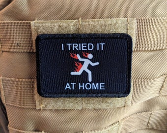 Oh Lawd He Comin Funny Meme Morale Patch Hook and Loop Backing for ...