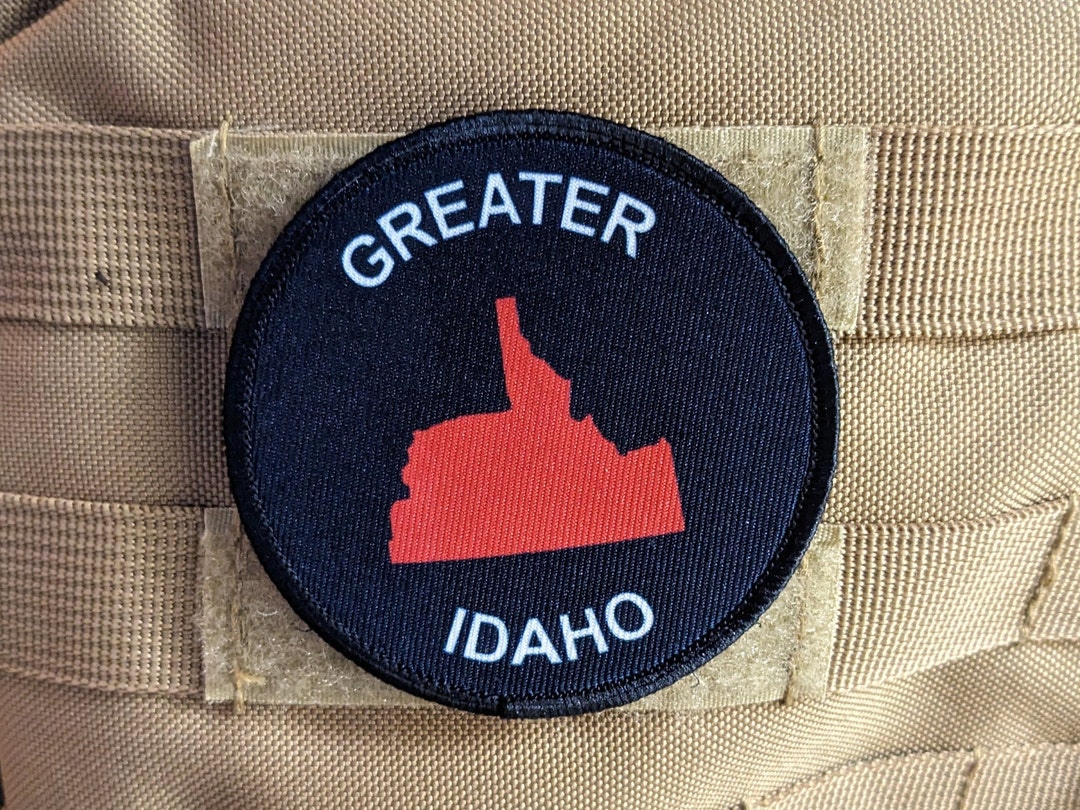 Greater Idaho 3" Circle Morale Patch With Hook and Loop Backing - Etsy