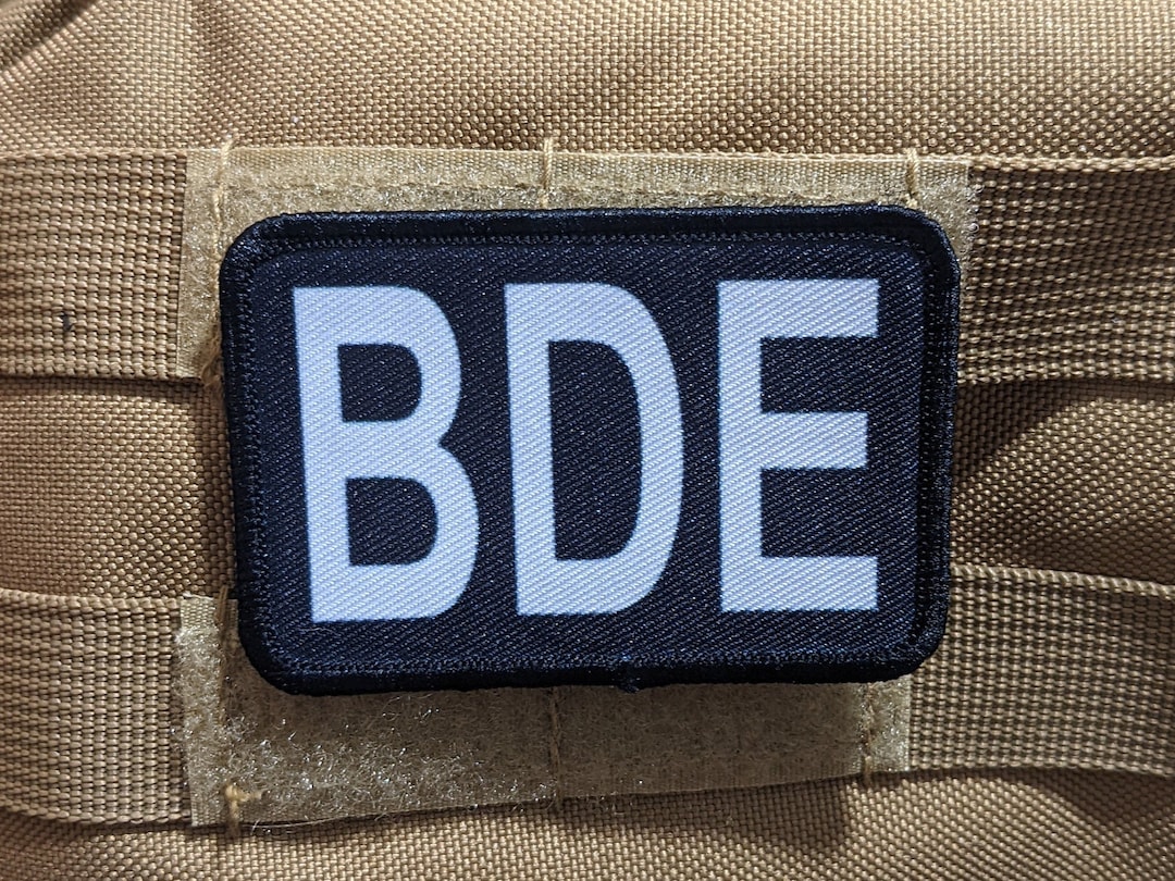 Big Dick Energy BDE Meme 2"x3" Morale Patch With Hook and Loop Backing ...