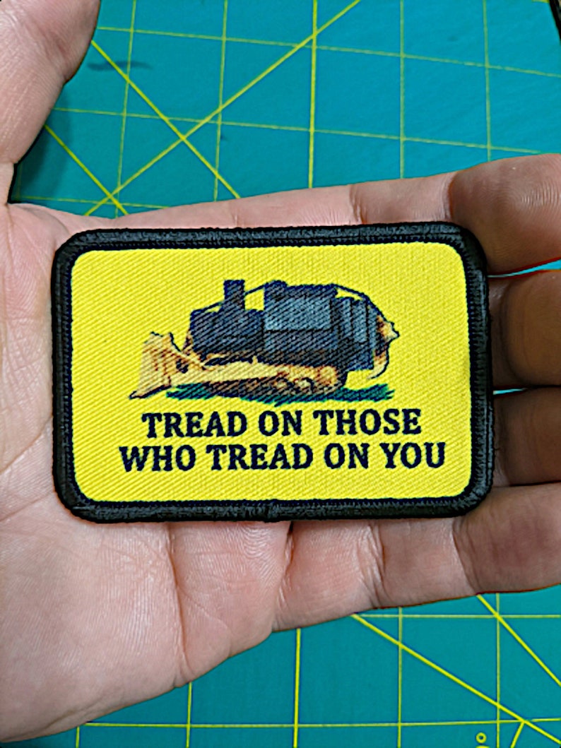 Killdozer Tread on Those Who Tread on You Gadsden Flag Meme | Etsy