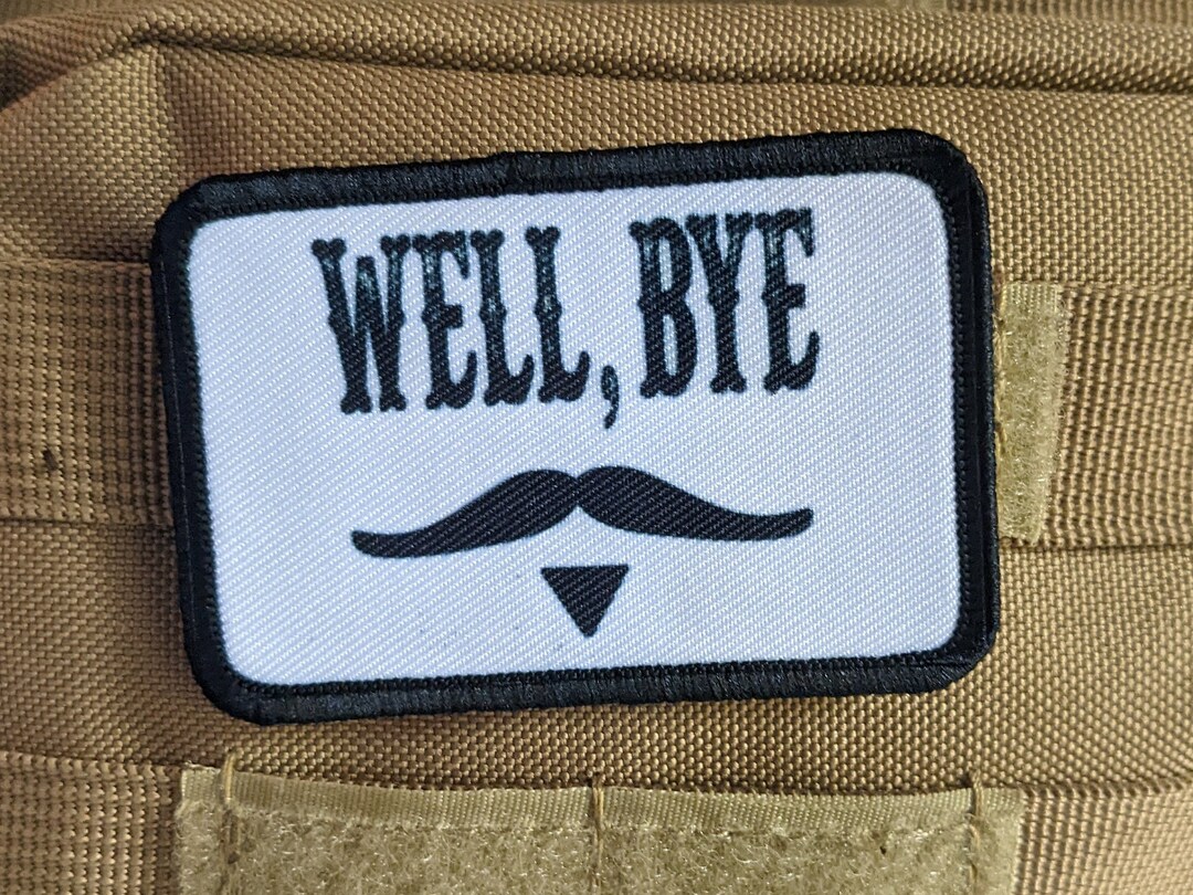 Well Bye Tombstone Quite Ringo 2x3 Morale Patch With Hook and Loop ...