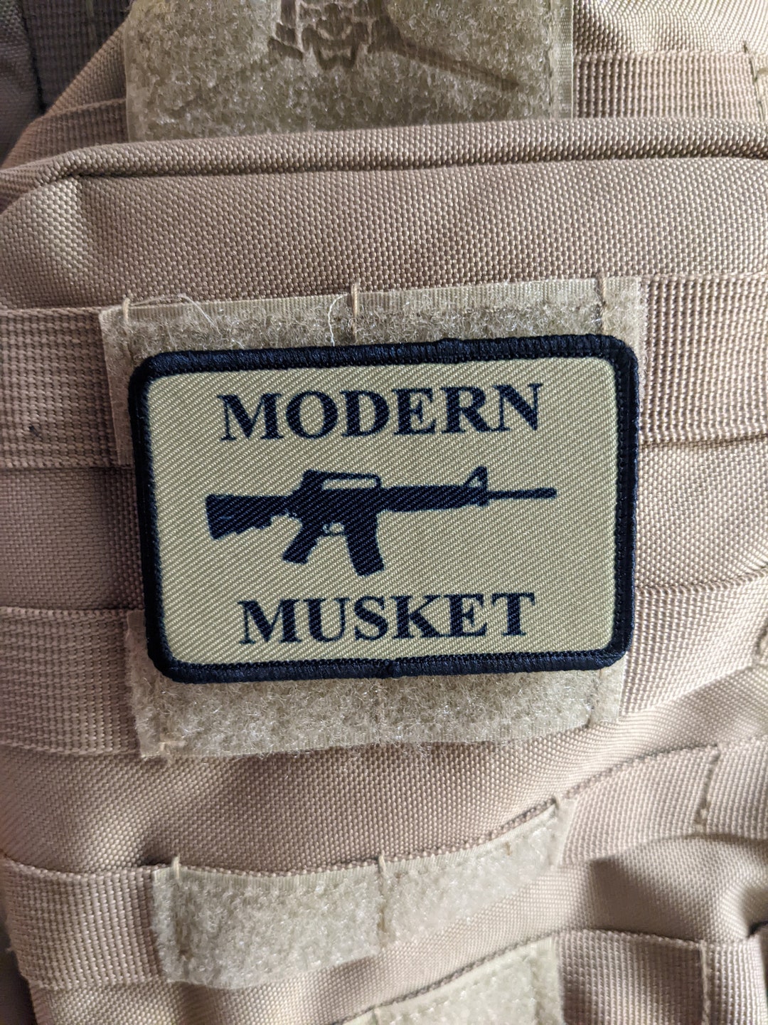 Modern Musket 2nd Amendment Support Patch 2"x3" Morale Patch With Hook ...