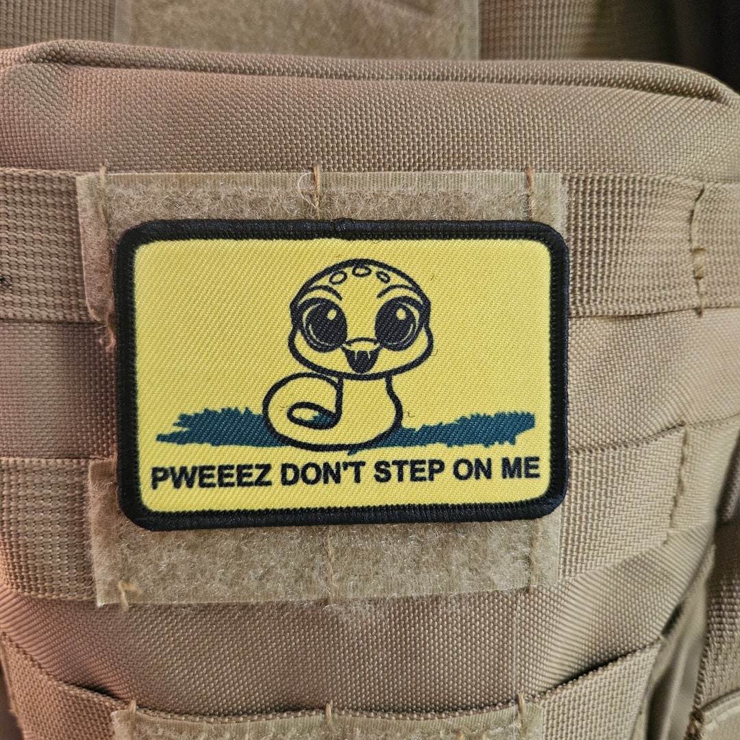 Cute Anime Pweeez Dont Step on Me Gadsden Flag Meme 2"x3" Removable ...