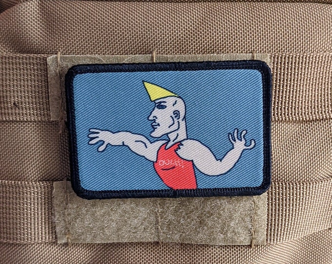 Giga Chad Strong Man Meme Morale Patch, Perfect for Tactical Hat, Range ...