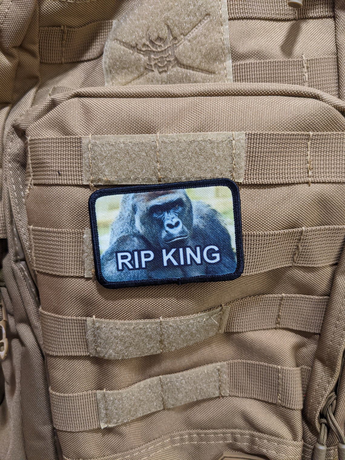 RIP KING Harambe Meme 2x3 Morale Patch With Hook - Etsy