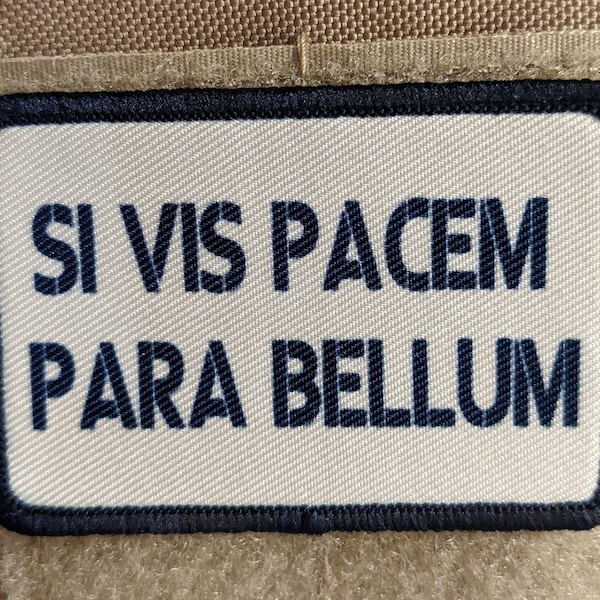 Si Vis Pacem Para Bellum Patch - Etsy