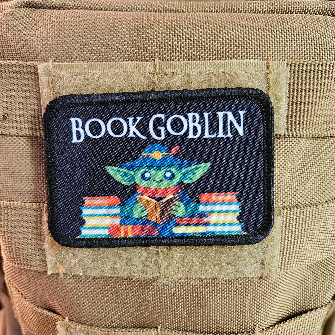 Book Goblin Reading Joke Book Collection Meme 2"x3" Removable Morale ...