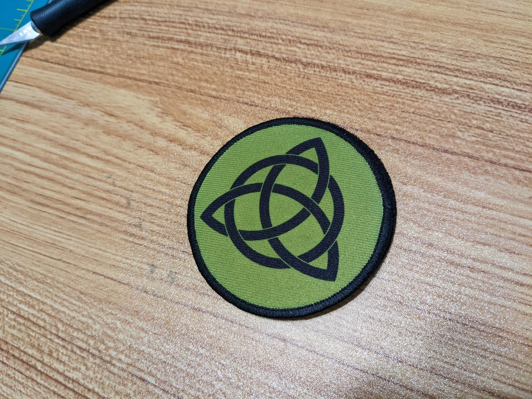 Celtic Knot Triquetra Rune 3" Circle Removable Tactical Morale Patch ...