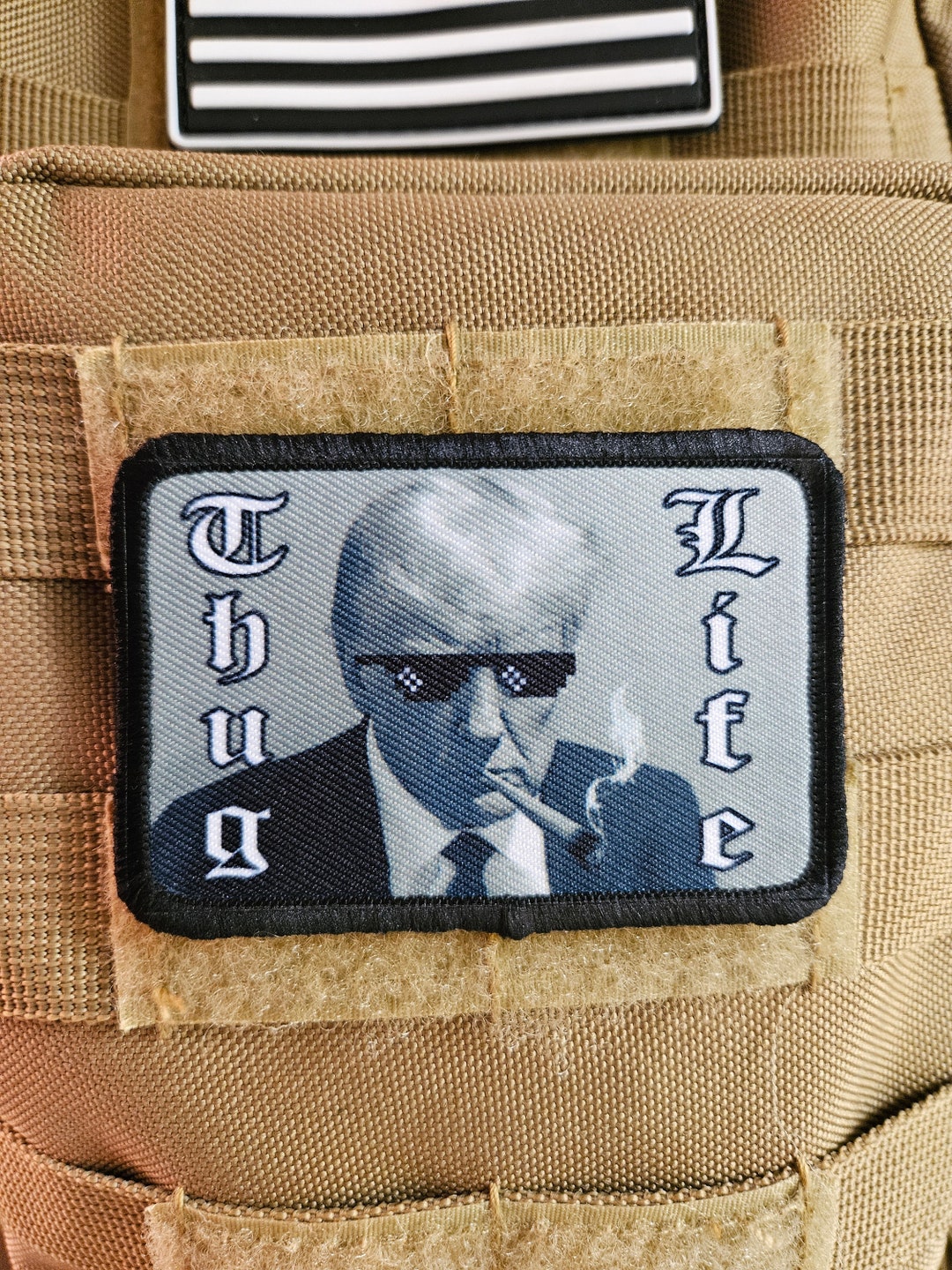 Thug Life Donald Trump Guilty Meme 2x3 Morale Patch With Hook and Loop ...