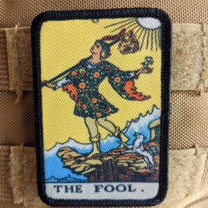 The Fool Tarot Card Special Forces Military 2"x3" Morale Patch With ...