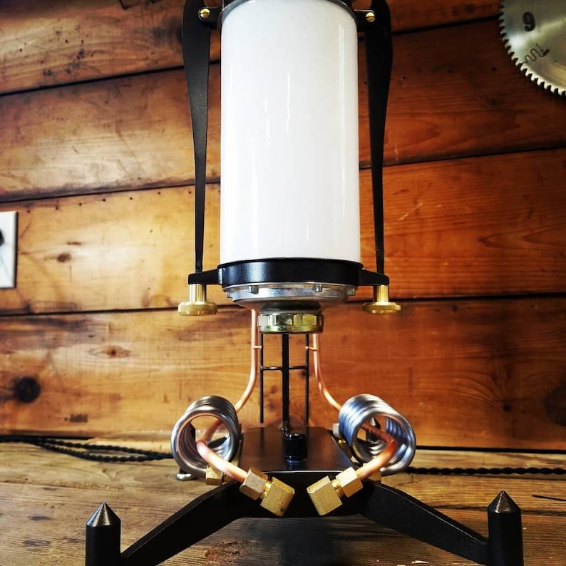 A Pair of Steampunk End Table Lights Made to Order - Etsy