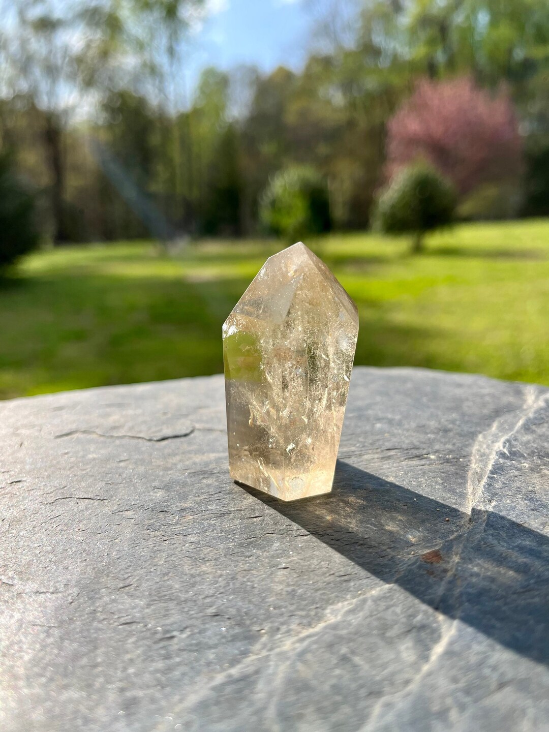 100% Natural Citrine Tower // Real Citrine // Not Heat Treated Citrine ...