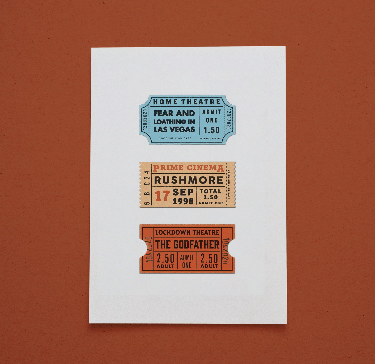 Personalised Cinema Ticket Print Unique Gift for Film Fans - Etsy