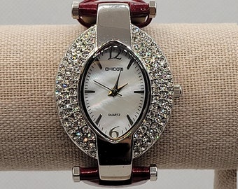 Crystal Face Watch - Etsy