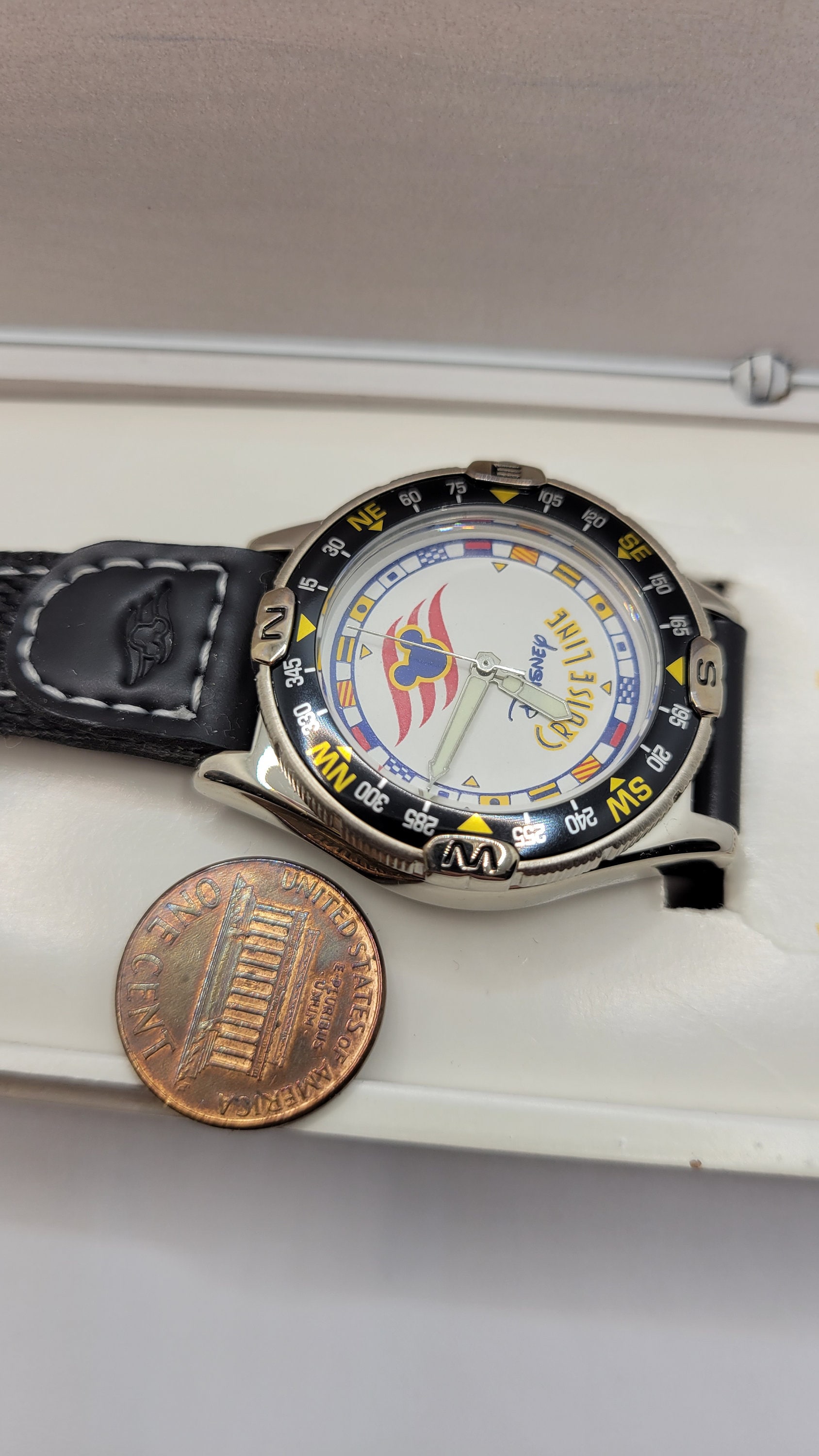 1980s Limited Edition Mickey Mouse Disney Cruise Line Nautical Wrist ...