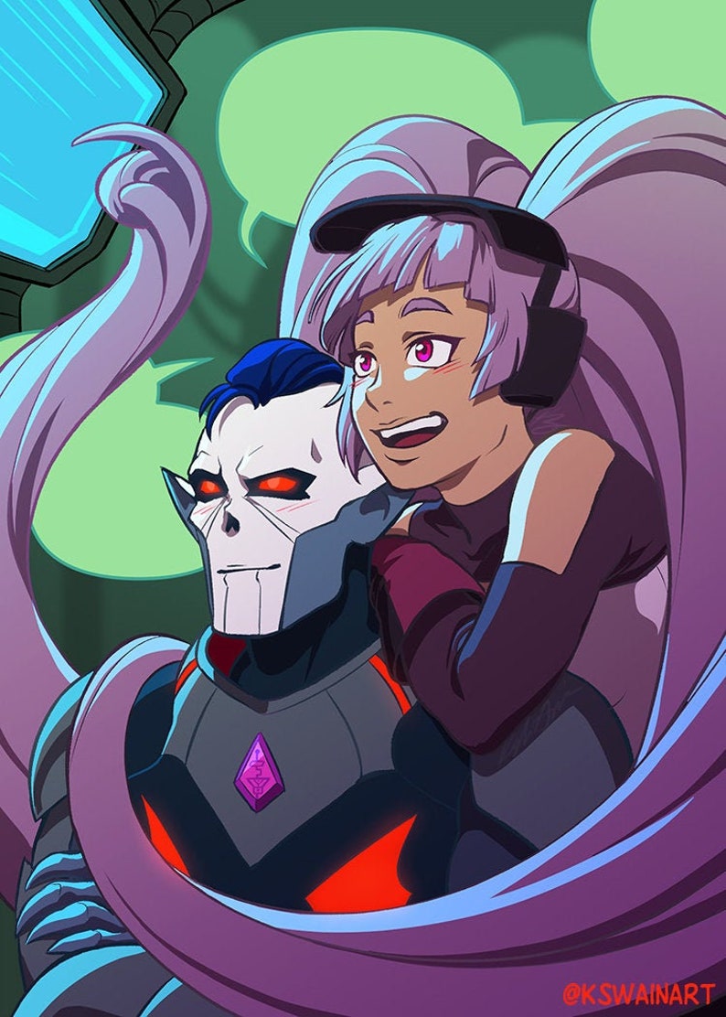 Entrapta x Hordak 5x7 Fanart Print | Etsy