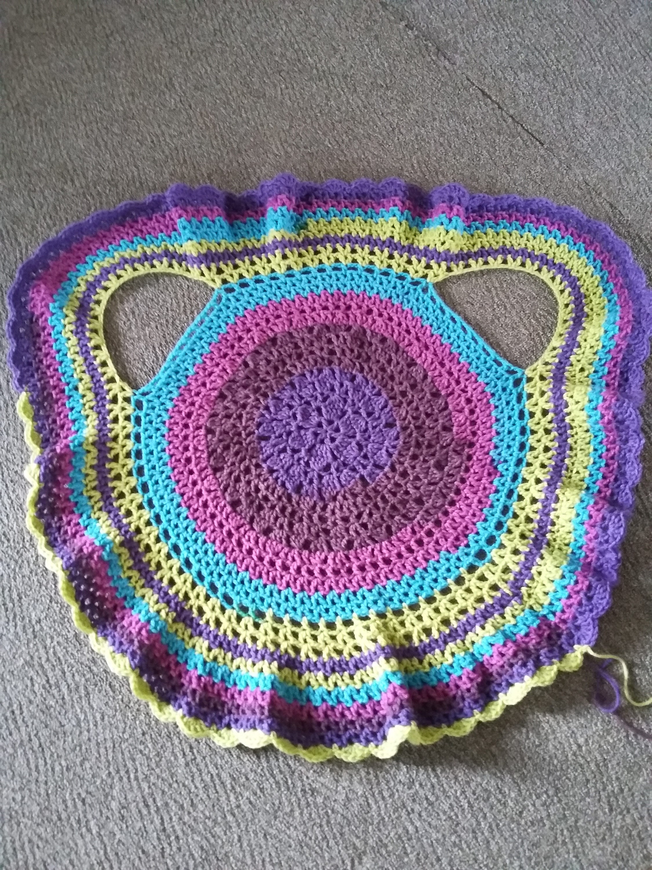 Bohemian Lily Circular Vest Pattern - Etsy