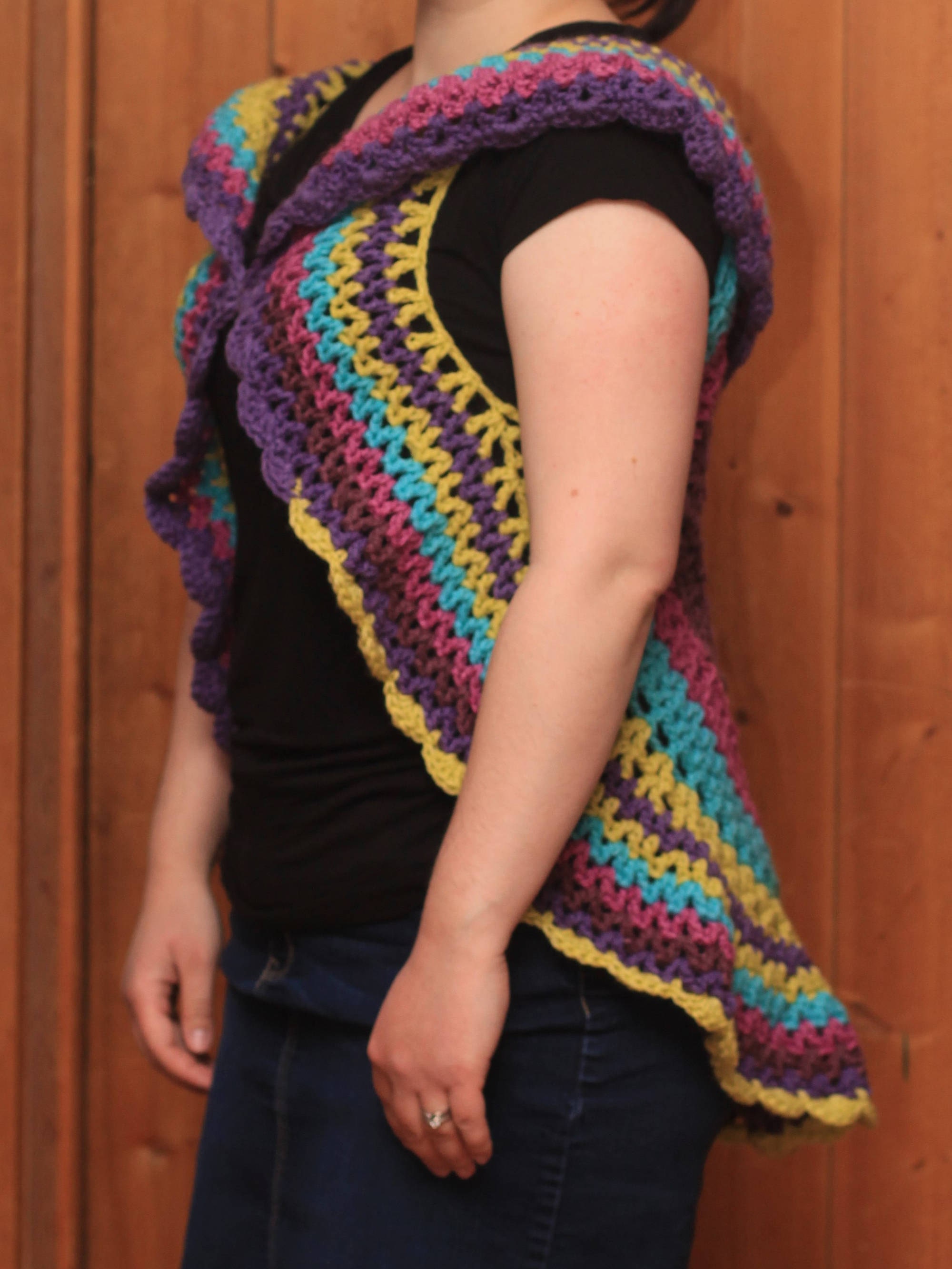 Bohemian Lily Circular Vest Pattern - Etsy