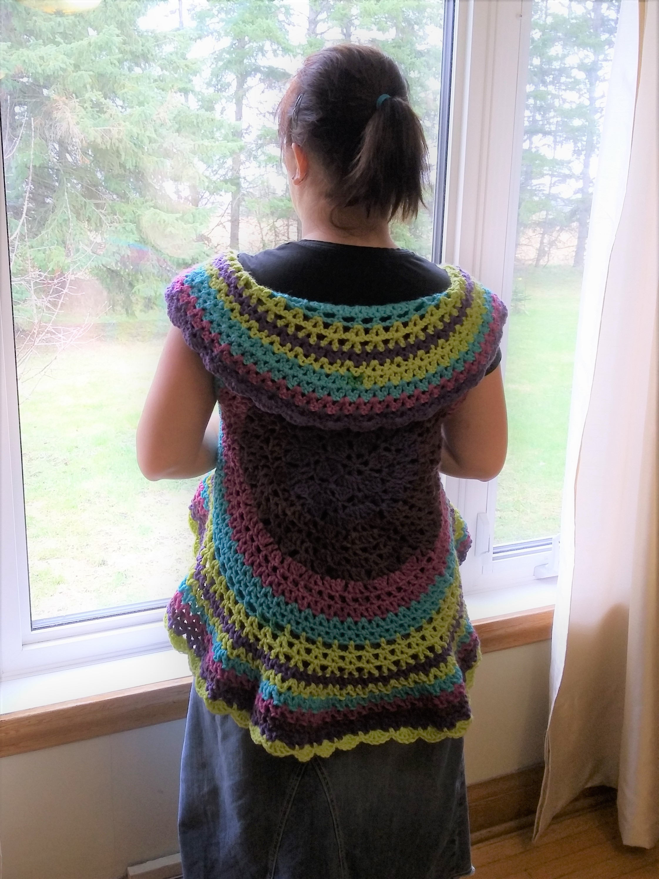 Bohemian Lily Circular Vest Pattern - Etsy