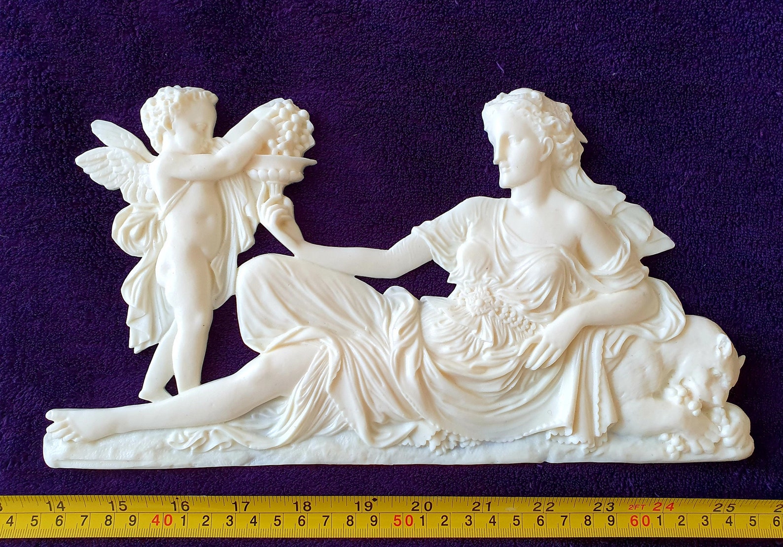 Large Gilt or White French Style Decorative Wall Furniture Onlay ...