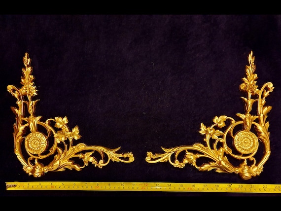 Pair Gilt or White French Style Decorative Corner Wall - Etsy
