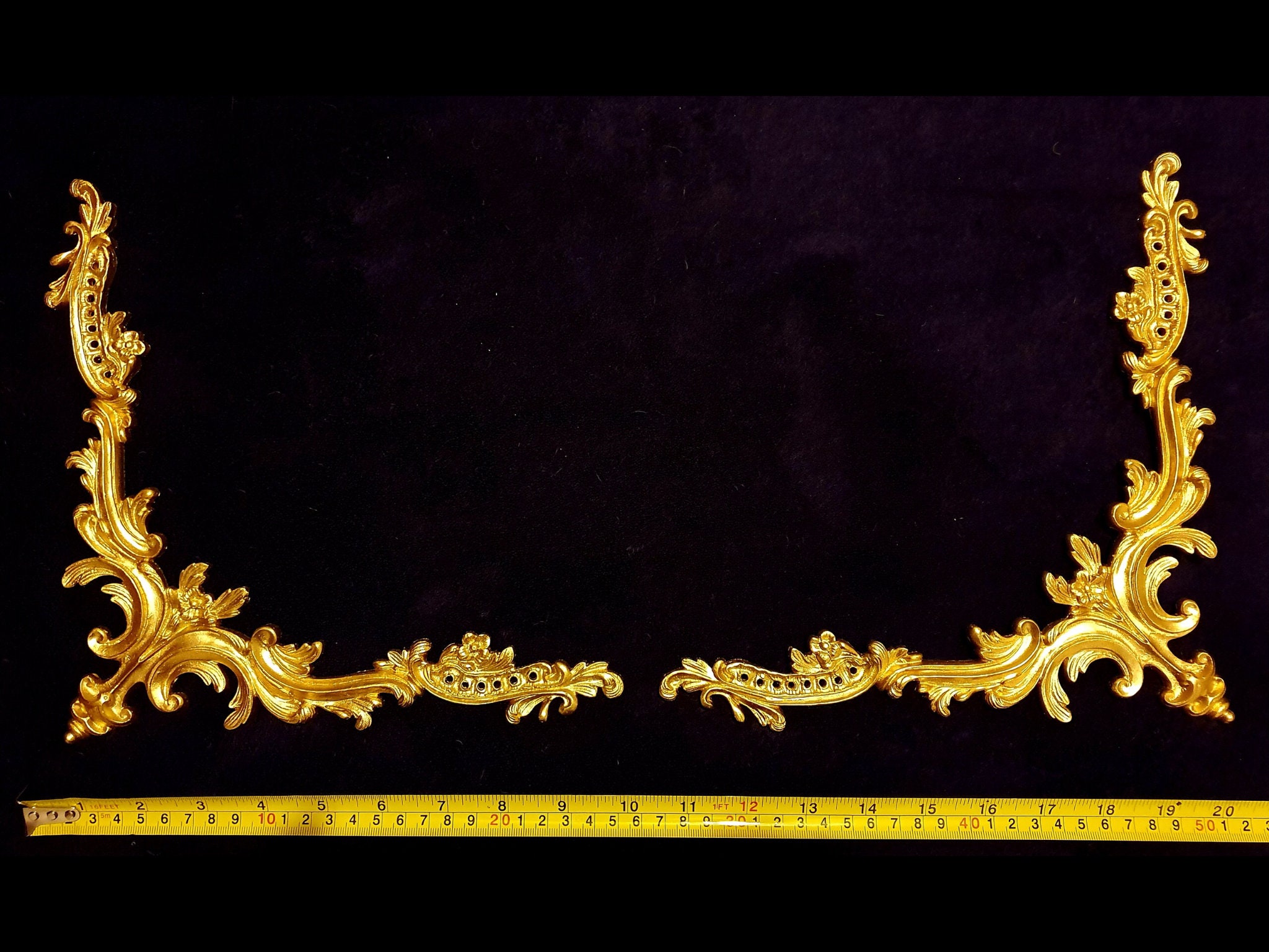 Pair Gilt or White French Style Decorative Wall Furniture - Etsy