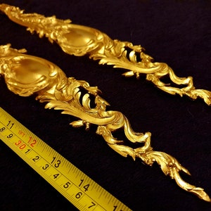 Large Pair Gilt Gold or White French Style Decorative Wall Furniture ...