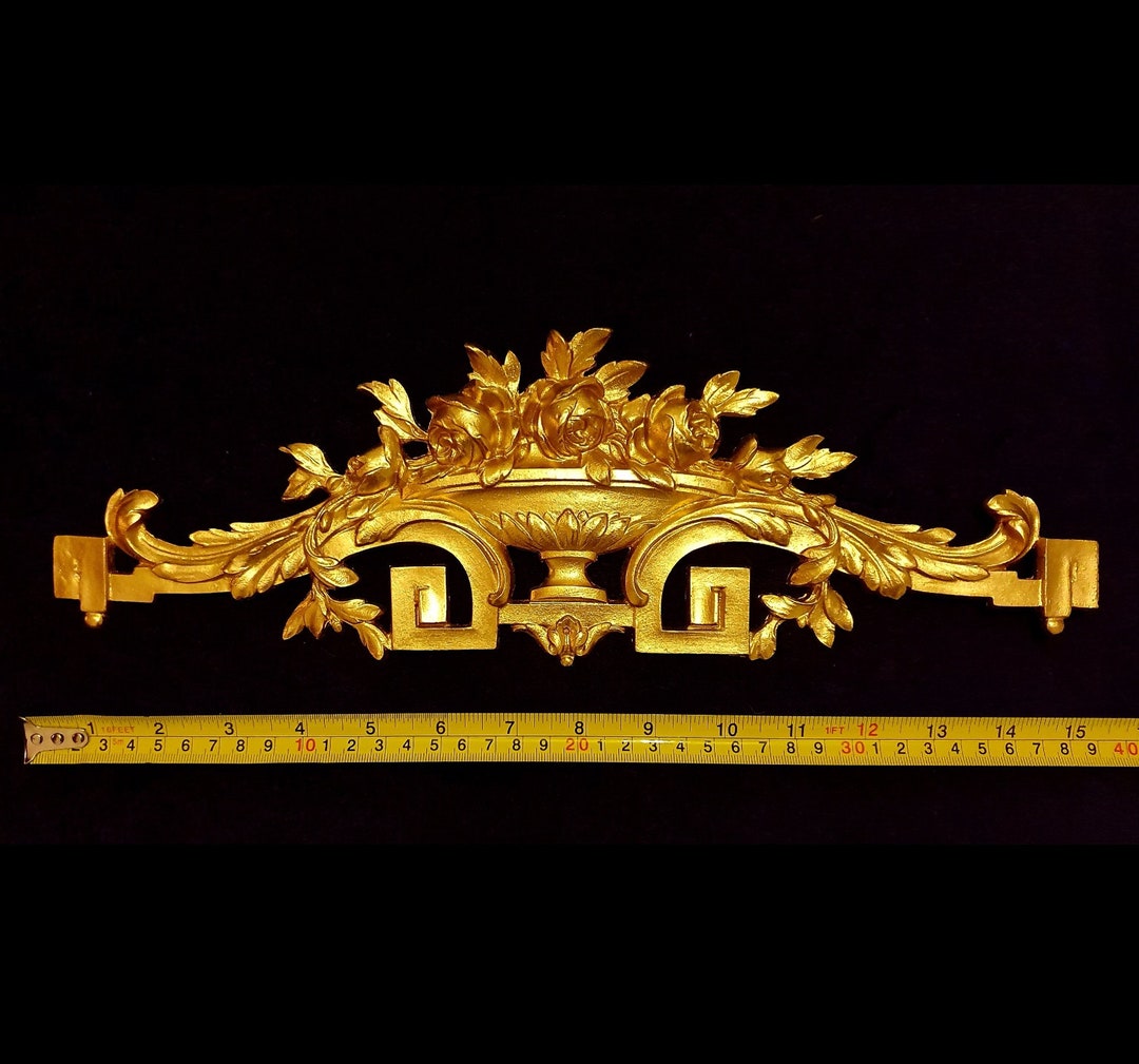 Large Gilt or White French Style Decorative Wall Furniture Moulding ...