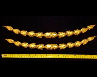 Large Pair Gilt Gold or White French Style Decorative Wall | Etsy