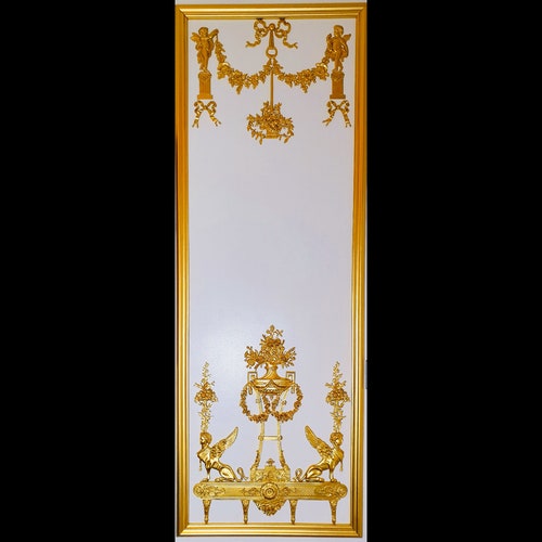 Large Gilt or White French Louis XIV Style Decorative Wall | Etsy