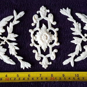 Large Gilt or White French Style Decorative Wall Furniture Moulding ...