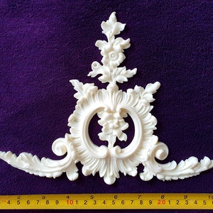 Large Gilt or White French Style Decorative Wall Furniture Moulding ...