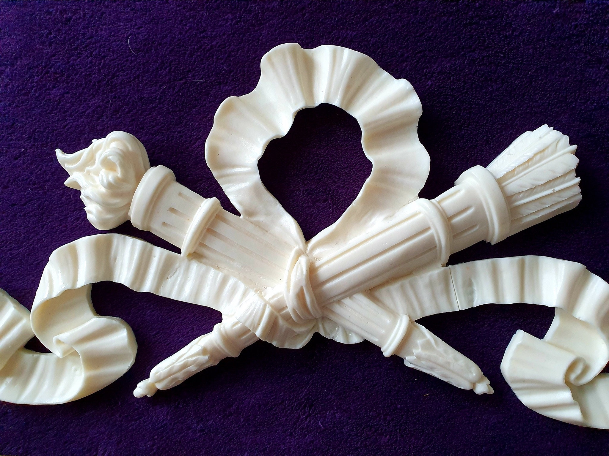 Large Gilt or White French Empire Napoleon Style Decorative - Etsy