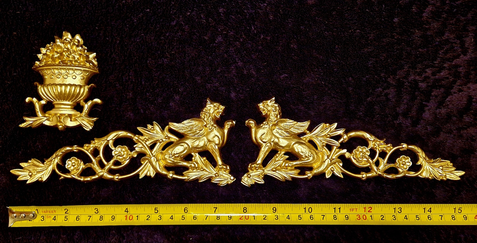 Large Gilt or White French Antique Empire Style Decorative - Etsy