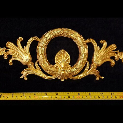 Large Pair Gilt Gold or White French Style Decorative Wall | Etsy