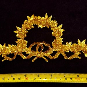 Gilt or White French Style Decorative Wall Furniture Moulding Pediment ...