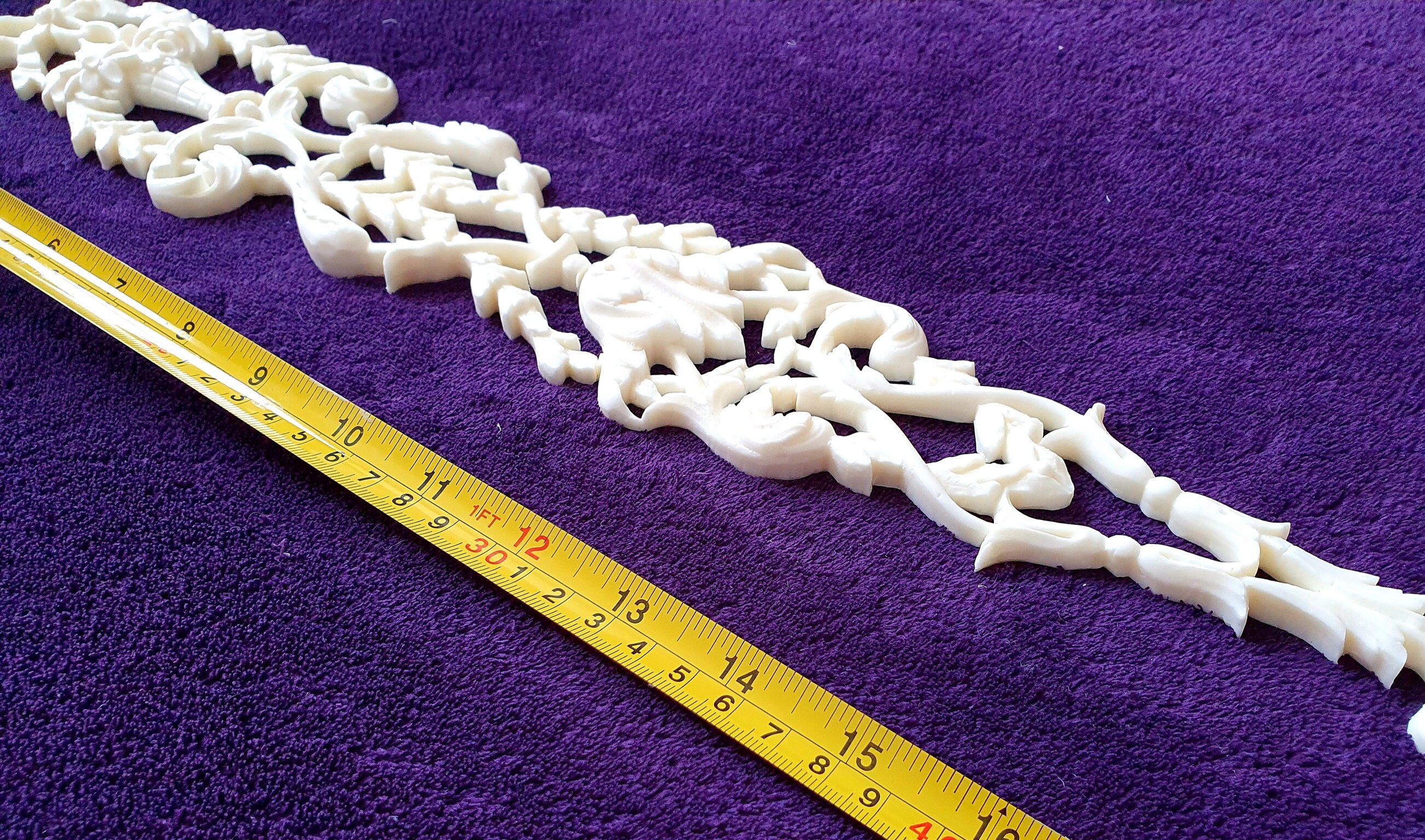 Large Gilt or White French Style Decorative Wall Furniture Moulding ...