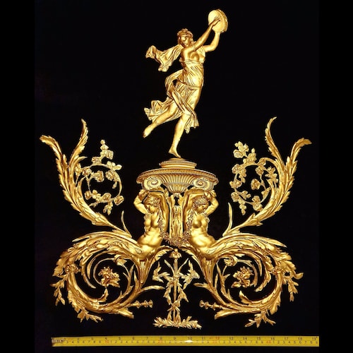 Large Gilt or White French Louis XIV Style Decorative Wall - Etsy
