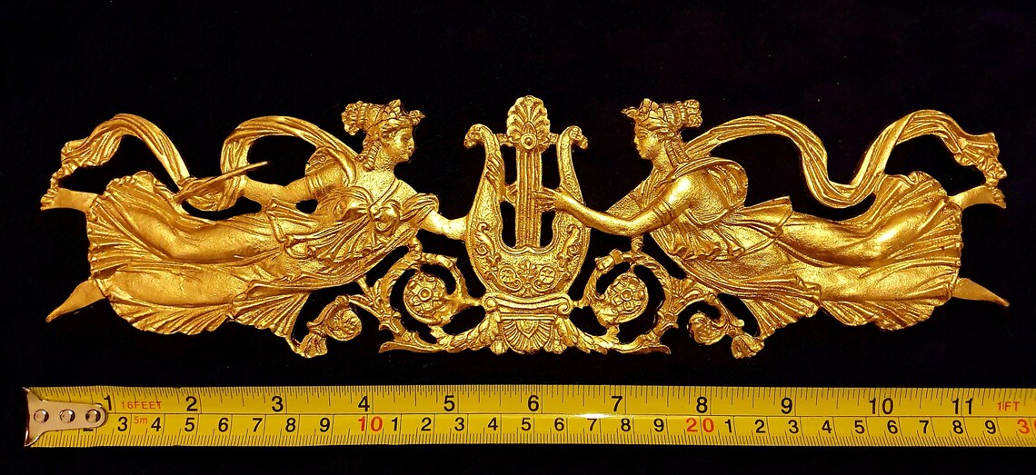 Large Gilt or White French Style Decorative Wall Furniture Moulding ...
