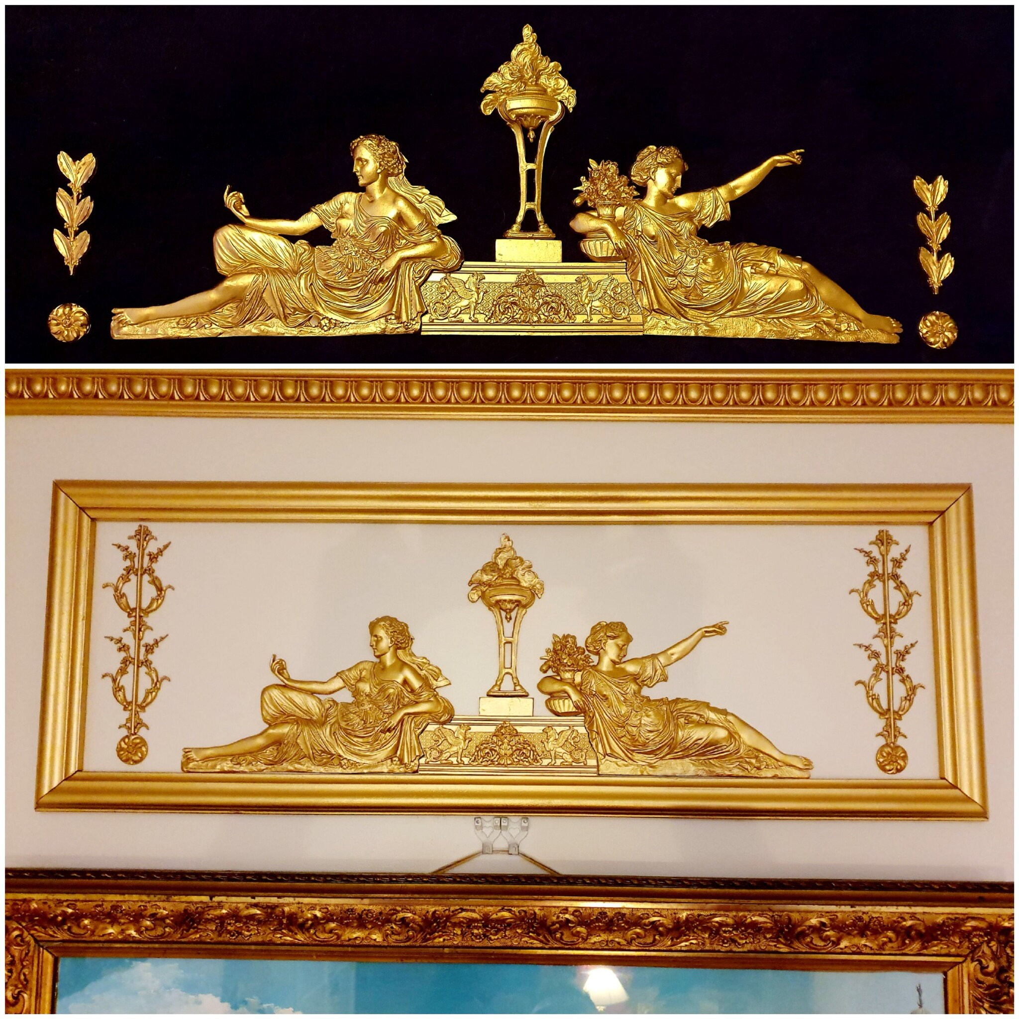 Large French Louis XVI Style Decorative Wall Furniture - Etsy